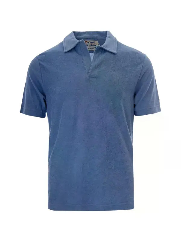 MC2 SAINT BARTH Jeremy Buttonless T-shirt - Blue