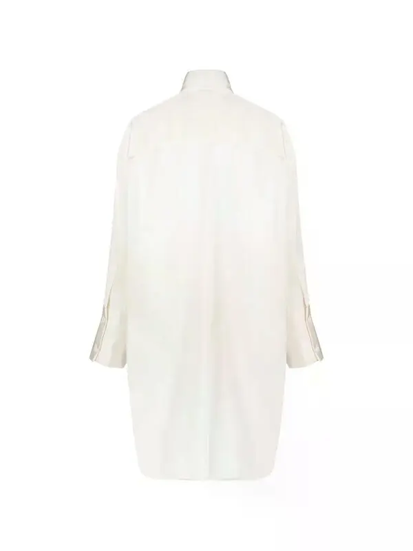 ELLERY Draped Flounce High-collar Dress