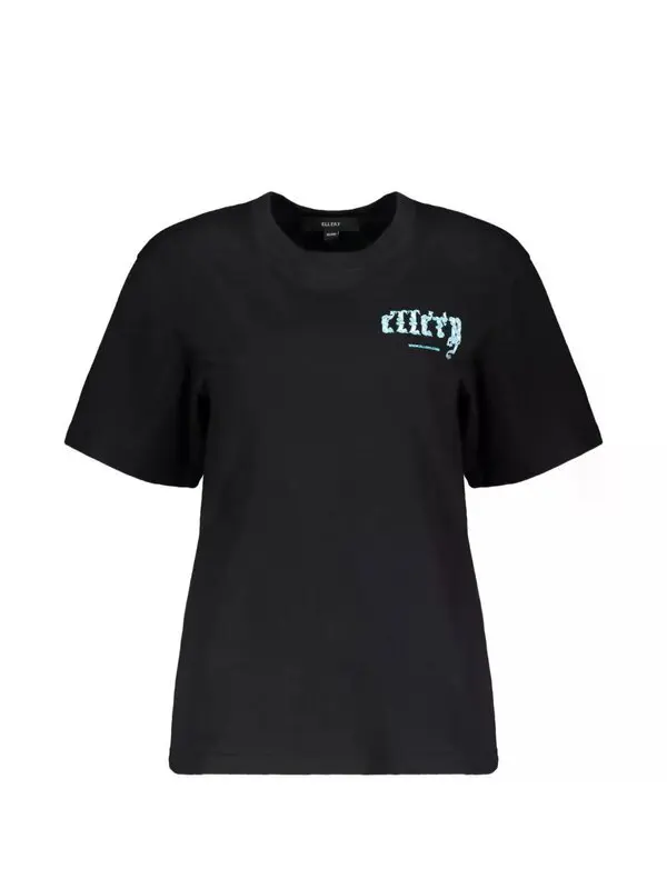 ELLERY Logo Print Crewneck T-shirt - Black
