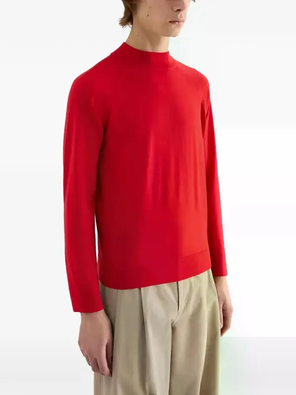 JIL SANDER Mock Neck Sweater