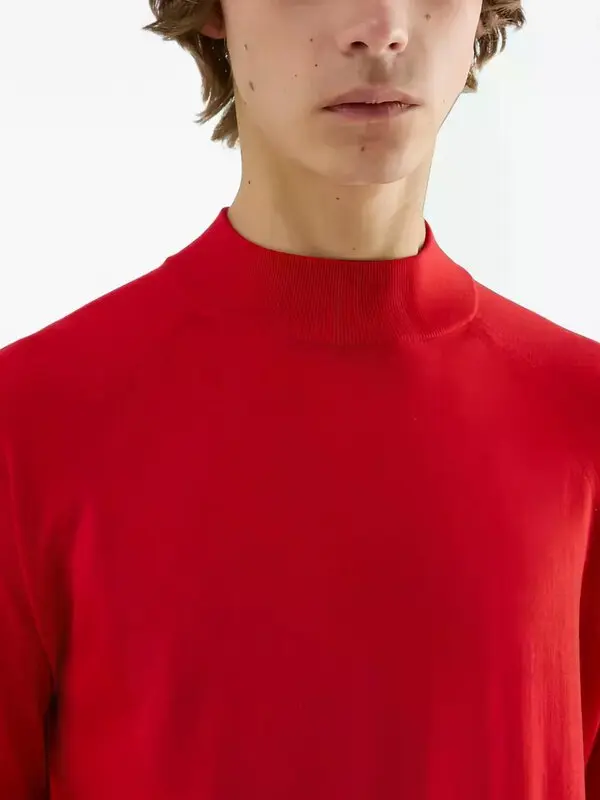 JIL SANDER Mock Neck Sweater