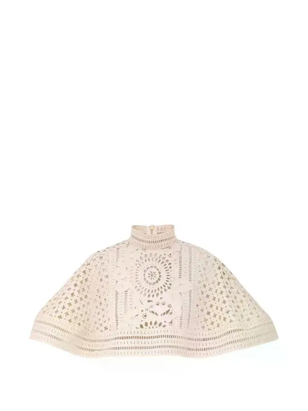 Zimmermann Indra Embroidered Cape