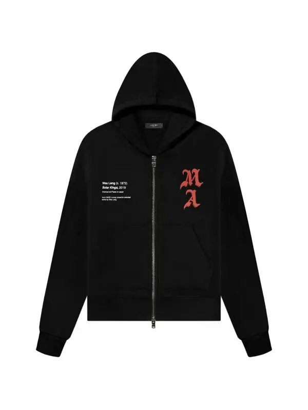 Amiri Wes Lang Solar Kings Hoodie - Black