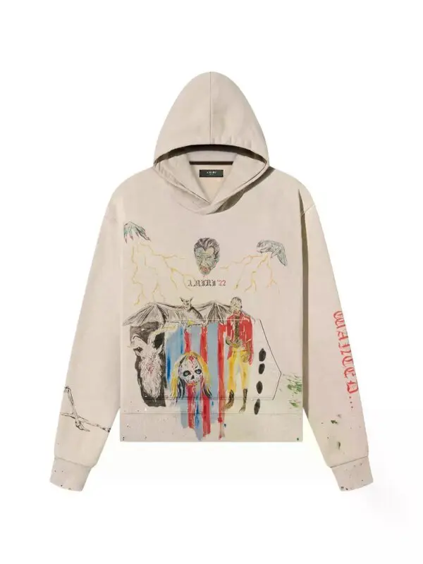 Amiri Blood 38 Hoodie - Neutrals