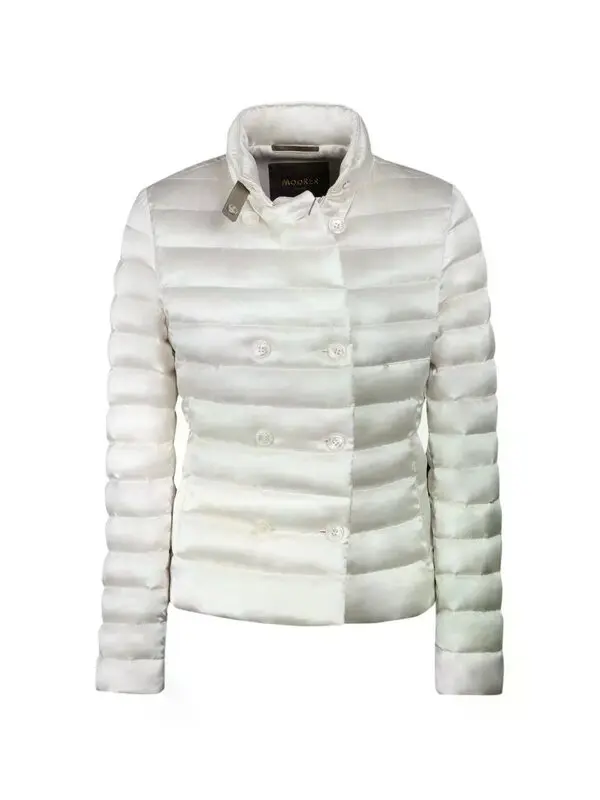 MOORER Clement Double-breasted Puffer Jacket - White