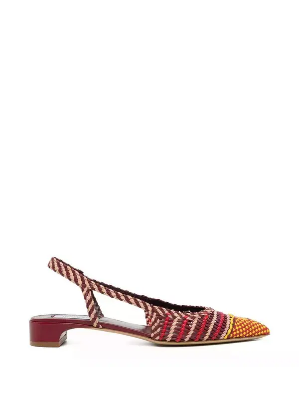Gabriela Hearst Perro Braided Slingback Pumps