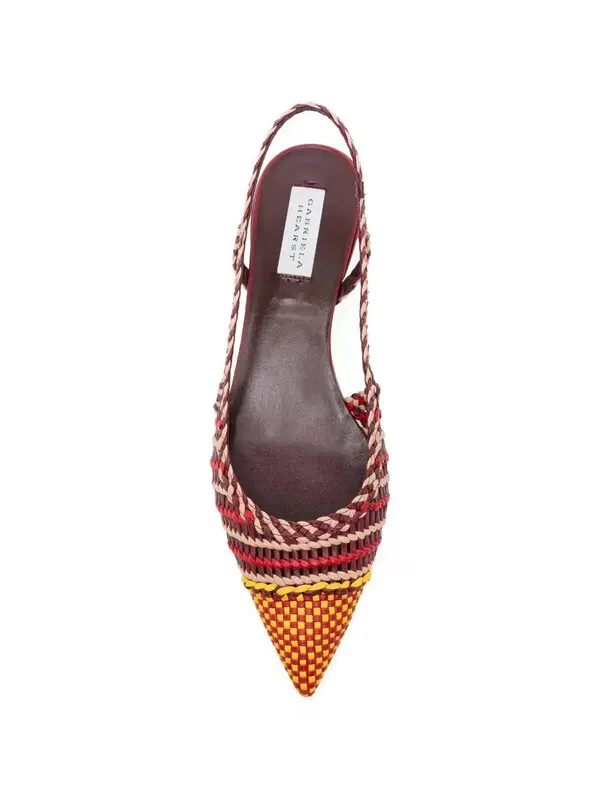 Gabriela Hearst Perro Braided Slingback Pumps