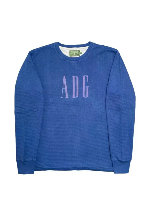 DENIM TEARS Long Sleeve Waffle Knit Sweater