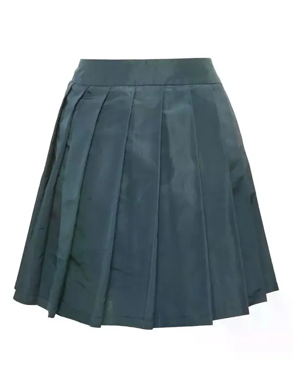 Miu Miu Pleated Mini Skirt - Blue