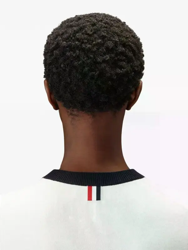 Thom Browne Hector Intarsia 4-bar T-shirt