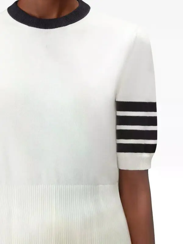 Thom Browne Hector Intarsia 4-bar T-shirt