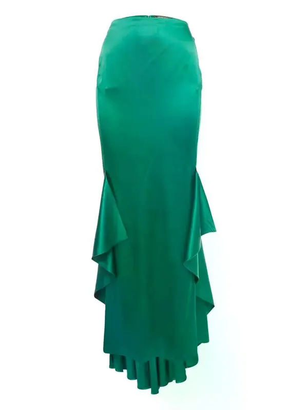Roberto Cavalli Asymmetrical Ruffle High-low Skirt