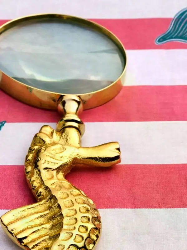 LES-OTTOMANS Seahorse Magnifying Glass