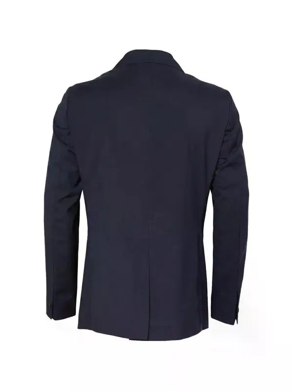 LOW BRAND Double-breasted Peak-lapel Blazer