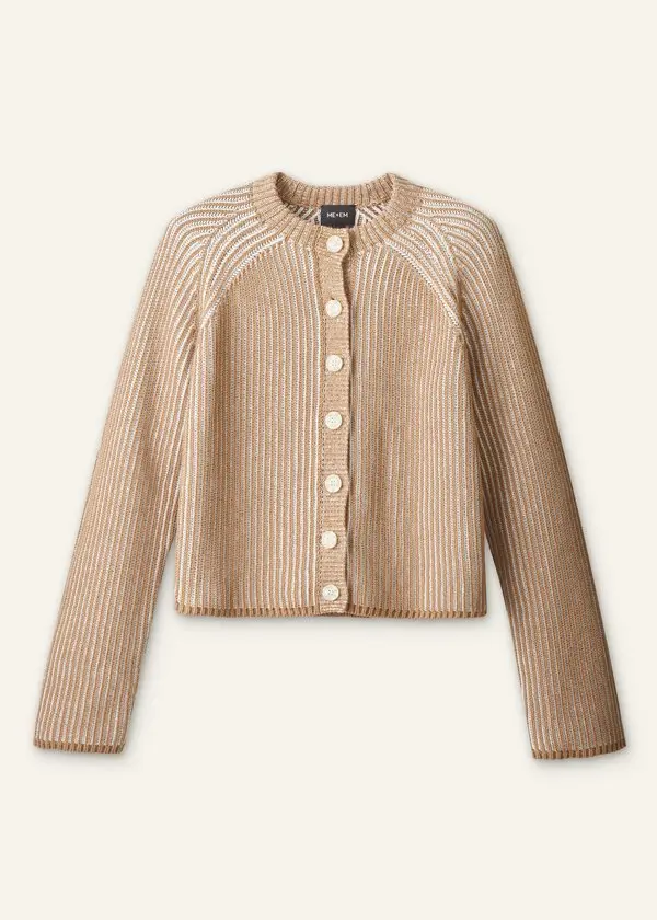ME+EM Ribbed Knit Cardigan