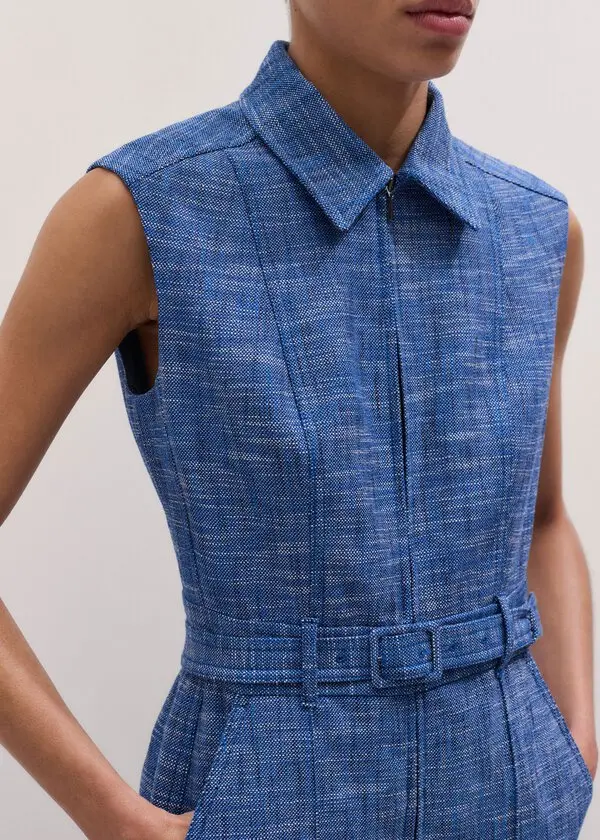 ME+EM Wide Leg Cropped Jumpsuit