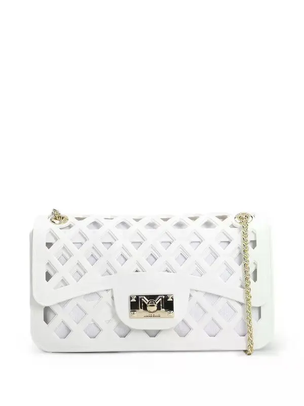 MARC ELLIS Cut-out Detail Shoulder Bag - White