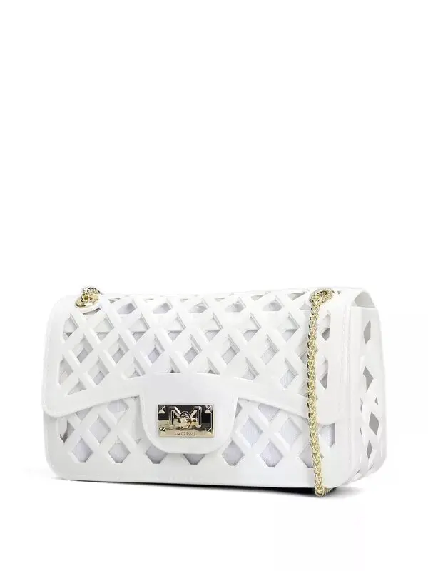 MARC ELLIS Cut-out Detail Shoulder Bag - White