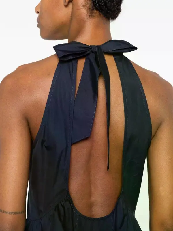 PENNYBLACK Halterneck Back-tie Midi Dress