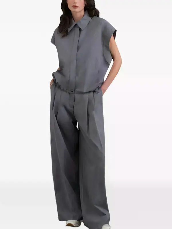MOORER Sleeveless Shirt