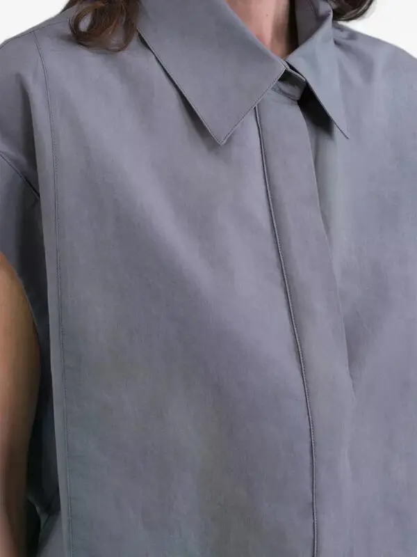 MOORER Sleeveless Shirt