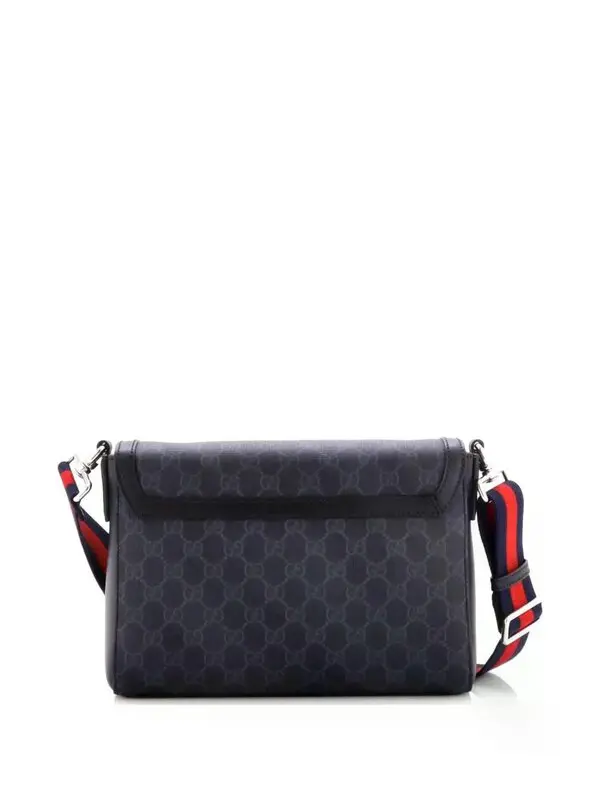 Gucci Gg Coated Canvas Messenger Bag