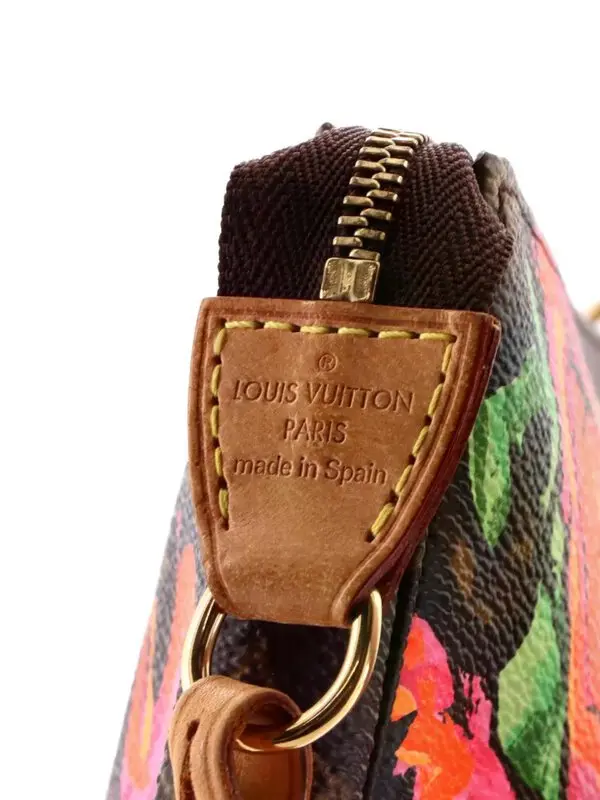 LOUIS VUITTON Monogram Roses Pochette Accessoires Shoulder Bag