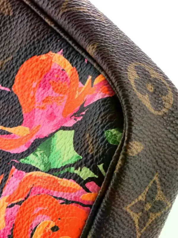 LOUIS VUITTON Monogram Roses Pochette Accessoires Shoulder Bag
