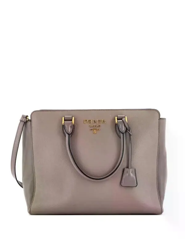 Prada Saffiano Leather Convertible Tote Bag