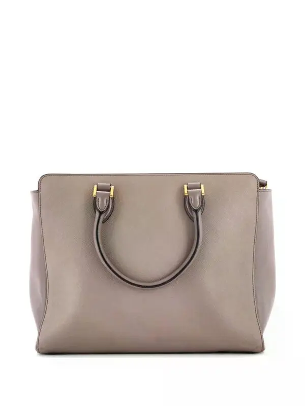 Prada Saffiano Leather Convertible Tote Bag