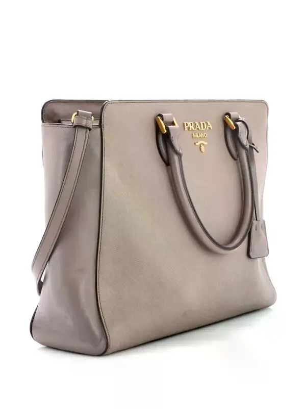 Prada Saffiano Leather Convertible Tote Bag