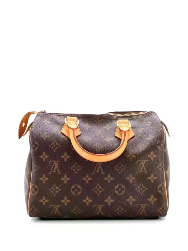 LOUIS VUITTON Speedy 25 Satchel Handbag Monogram Canvas