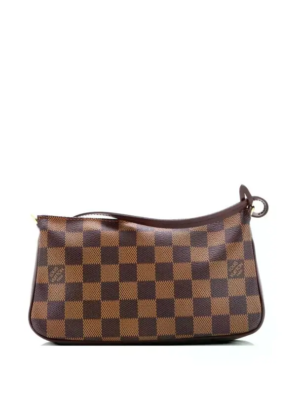 LOUIS VUITTON Navona Pochette Accessoires Damier Clutch Bag - Brown
