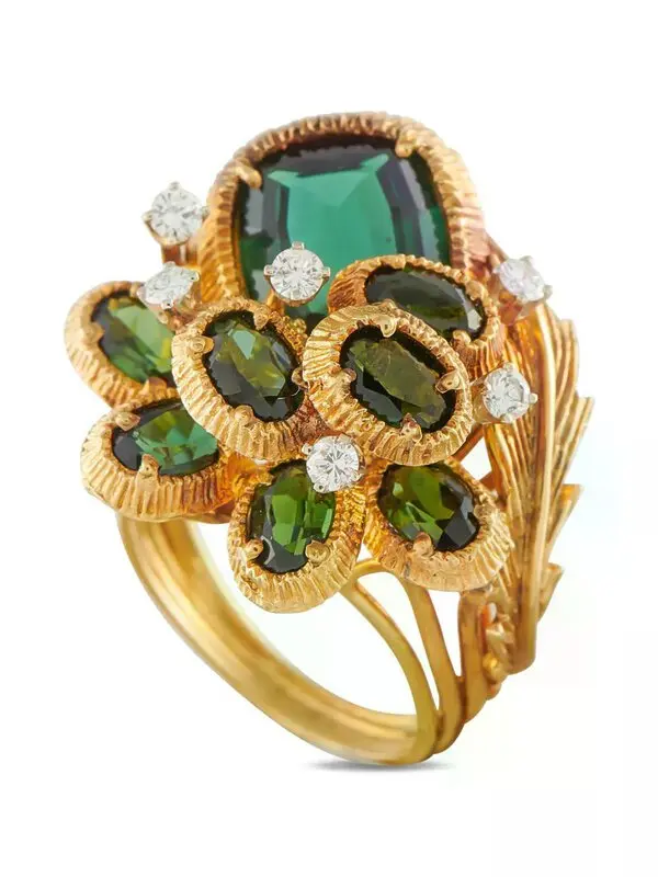 LB EXCLUSIVE 18k Yellow Tourmaline And Diamond Ring - Gold