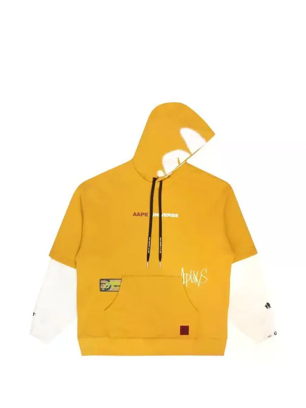 AAPE BY *A BATHING APE Graphic Print Drawstring Hoodie