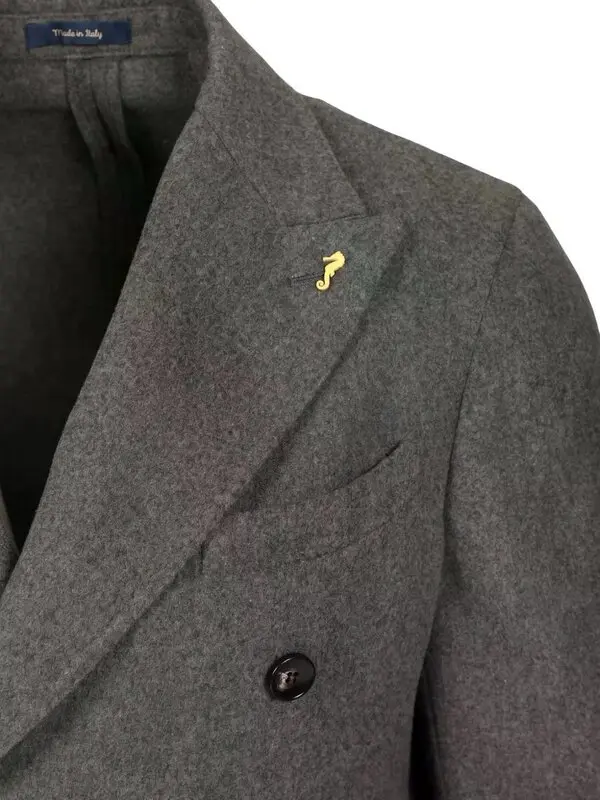 GUARINUCCI Double-breasted Peak-lapel Blazer