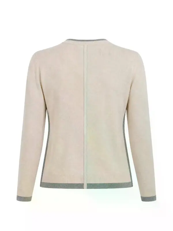 CUDDLEUP Contrast Trim Cardigan