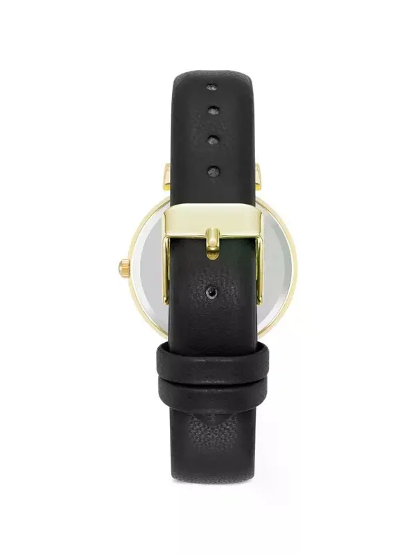 Anne Klein Roman Numeral Watch With Leather Strap
