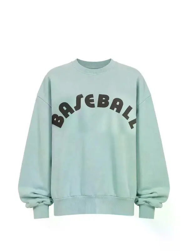 Fear Of God Graphic-print Raglan-sleeve Sweater - Blue