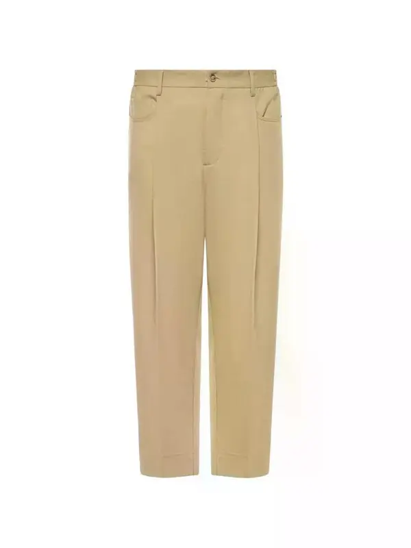 GIULIANO GALIANO Niklas Pleated Wool Trousers - Neutrals