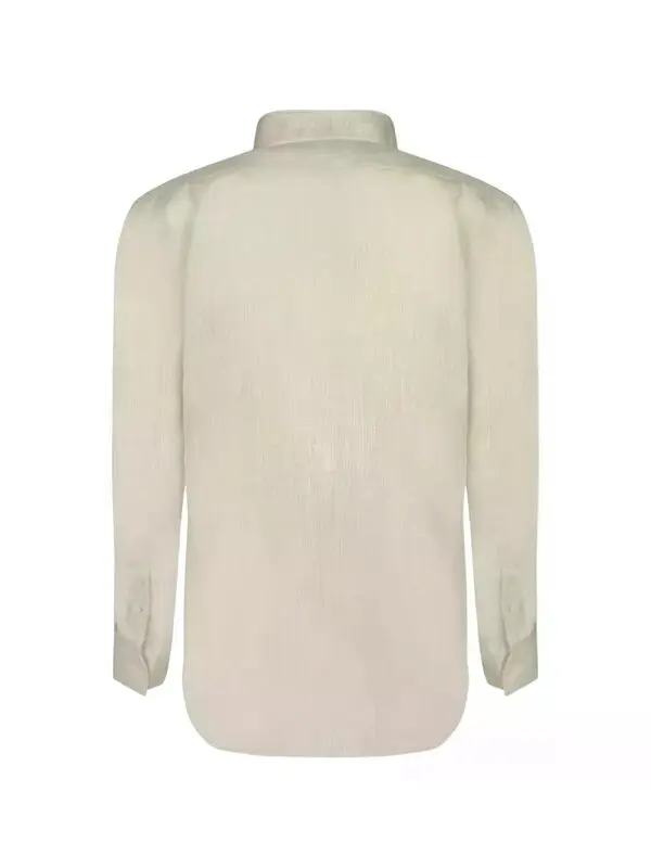 XACUS Mandarin-collar Linen Shirt