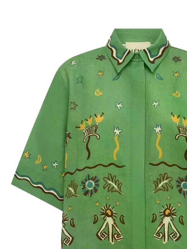 ALEMAIS Graphic Print Shirt