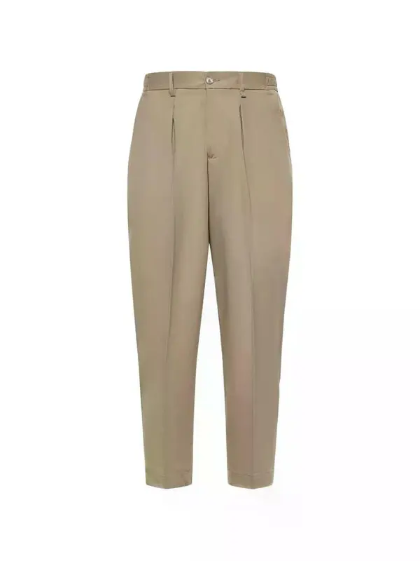 GIULIANO GALIANO Korb Pleated Wool Trousers