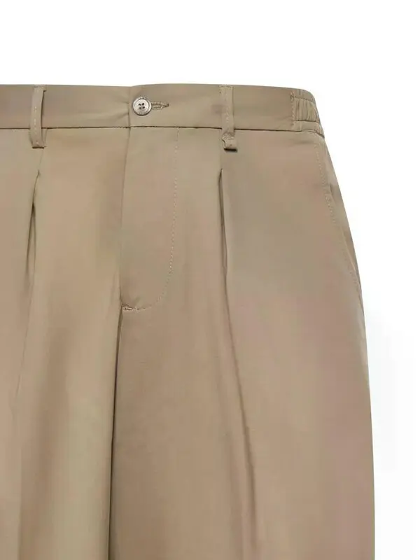 GIULIANO GALIANO Korb Pleated Wool Trousers