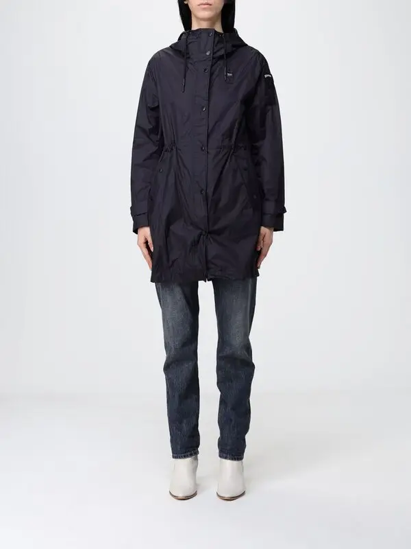 BLAUER. Nylon Hooded Raincoat - Black