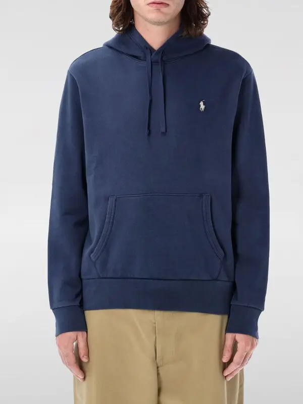Polo Ralph Lauren Embroidered Logo Hoodie - Blue