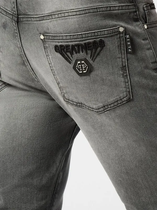 Philipp Plein Skinny Fit Jeans In Stretch