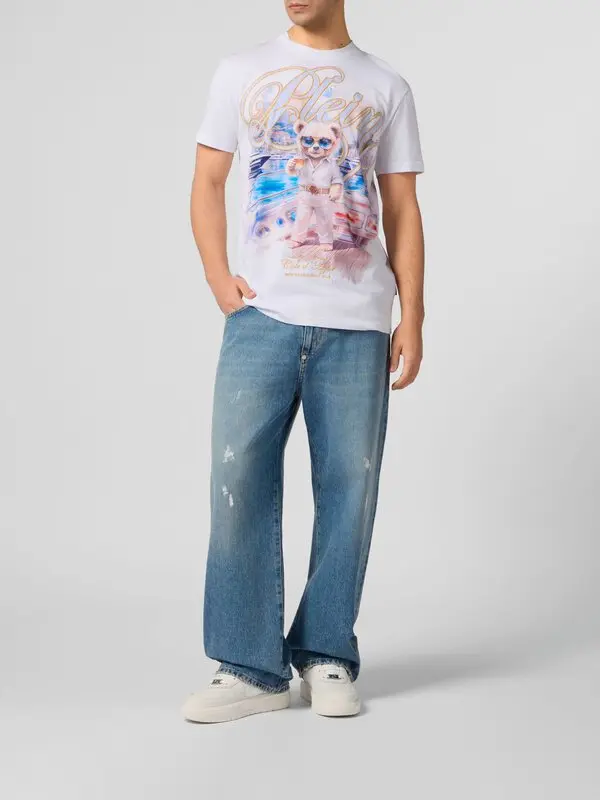 Philipp Plein Printed Cotton T-shirt