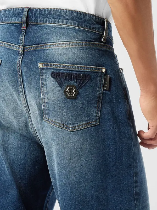 Philipp Plein Cotton Jeans - Denim