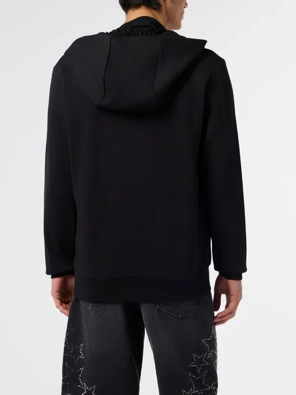 Philipp Plein Cotton Zip-up Hoodie